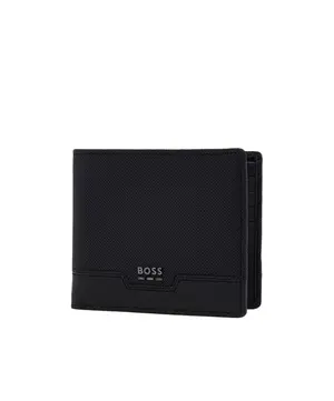 Hugo Boss Logo-plaque Wallet - Black