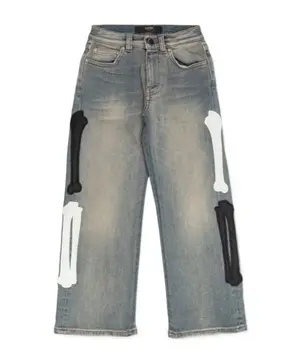 Amiri Bone Appliqué Jeans