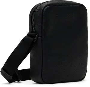 Hugo Boss Logo Plaque Zip-up Messenger Bag