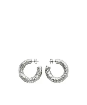 MAISON MARGIELA Textured Hoop Earrings