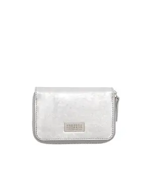 MAISON MARGIELA Zip-around Wallet - Silver