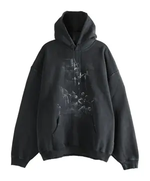 Vetements Graphic Hoodie - Black