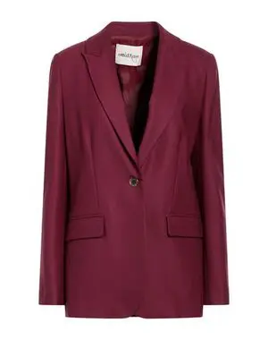 OTTOD'AME Single-breasted Blazer In Polyester, Virgin Wool, And Elastane