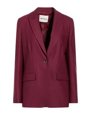 OTTOD'AME Single-breasted Blazer In Polyester, Virgin Wool, And Elastane
