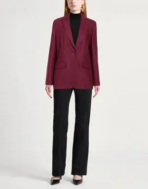 OTTOD'AME Single-breasted Blazer In Polyester, Virgin Wool, And Elastane
