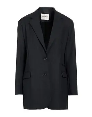 OTTOD'AME Single-breasted Piqué Blazer - Grey