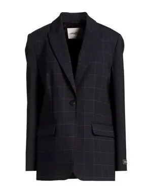 OTTOD'AME Midnight Checked Blazer