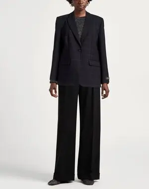 OTTOD'AME Midnight Checked Blazer