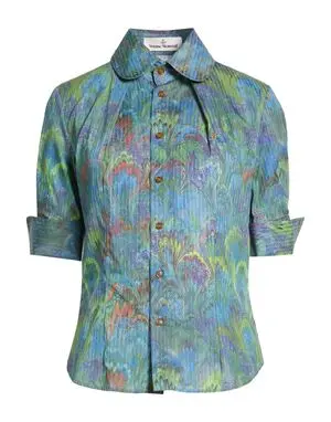 VIVIENNE WESTWOOD Cotton Shirt With Embroidered Logo