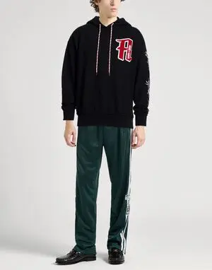 Aries Cotton Fleece Hoodie With Embroidered Logo