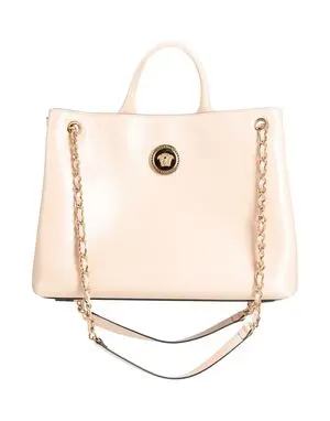Versace Handbag In Calfskin And Lambskin - Pink