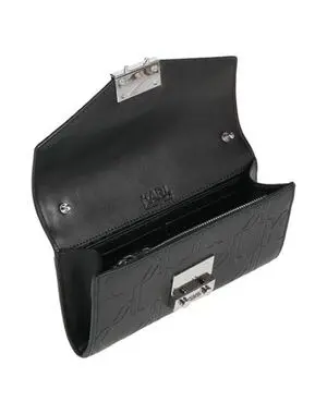 Karl Lagerfeld Embossed Leather Crossbody Bag