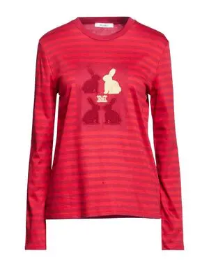 Max Mara Cotton Jersey T-shirt With Embroidered Logo