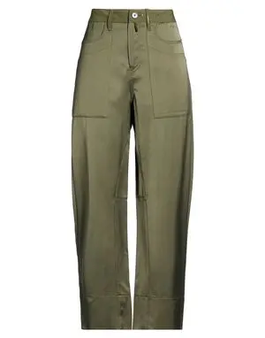 High Viscose, Virgin Wool, And Elastane Tapered Pants