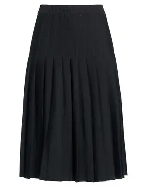 Thom Browne Midi Skirt In Virgin Wool And Silk