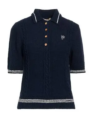 Emilio Pucci Knitted Polo Sweater - Midnight Blue