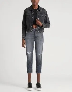 DONDUP Tapered Jeans In Distressed Denim