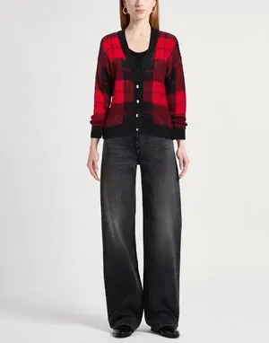 VICOLO Checked Cardigan
