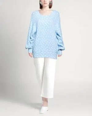 SHIRTAPORTER Sweater Size Acrylic, Polyamide, Alpaca Wool, Wool - Blue