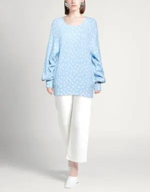 SHIRTAPORTER Sweater Size Acrylic, Polyamide, Alpaca Wool, Wool - Blue