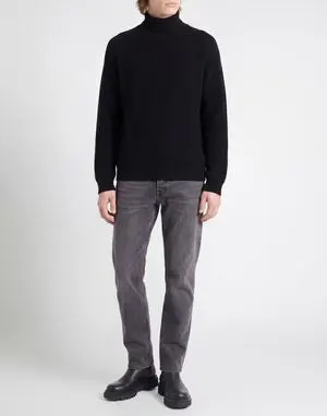 JACK & JONES Ribbed Turtleneck Sweater - Black