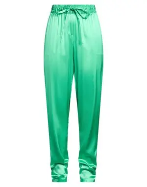 Dolce & Gabbana Emerald Silk Blend Pajama Pants