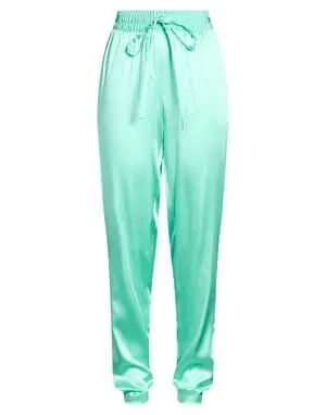 Dolce & Gabbana Emerald Silk Blend Pajama Pants