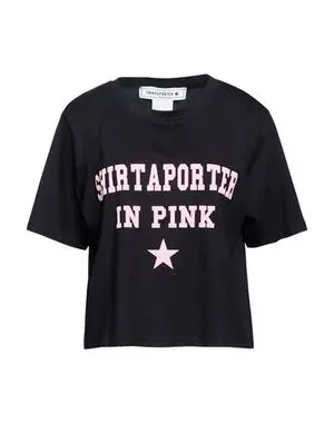 SHIRTAPORTER Cotton T-shirt - Black
