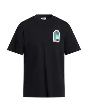 Casablanca T-shirt Size Organic Cotton - Black