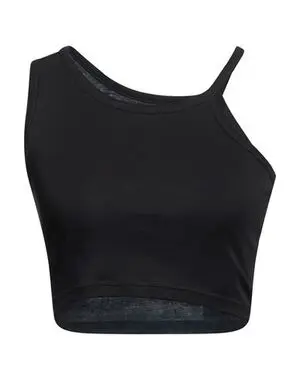 Y'S YOHJI YAMAMOTO Cotton Crop Top - Black