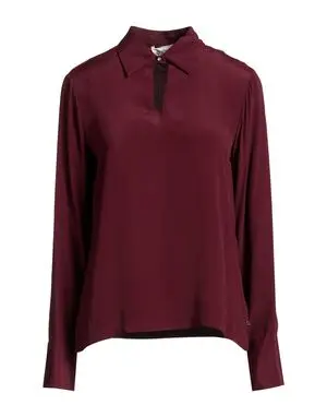 OTTOD'AME Acetate And Silk Long Sleeve Shirt - Burgundy