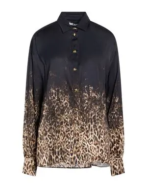 Just Cavalli Leopard Print Satin Shirt