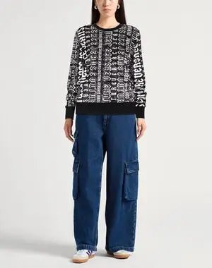 Versace Sweatshirt With All-over Logo Print