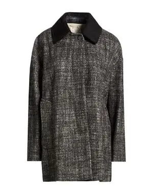 ALYSI Single-breasted Wool And Polyamide Coat