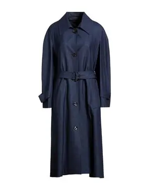 MOORER Virgin Wool, Silk, Linen, Elastane Overcoat & Trench Coat