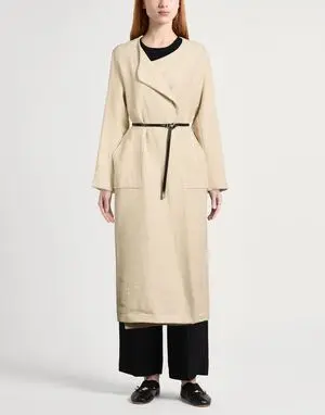 OTTOD'AME Virgin Wool And Linen Coat