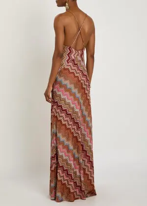 Missoni Chevron Fine-knit Maxi Dress