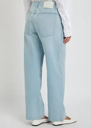 AGOLDE X Maria Mcmanus Wide-leg Jeans - Light Blue