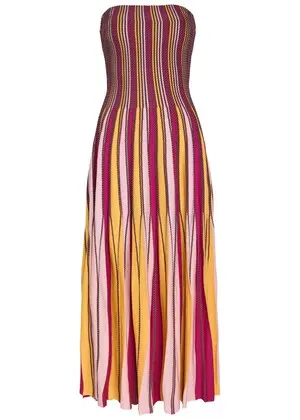 Simkhai Soleil Striped Knit Midi Dress - Multicoloured