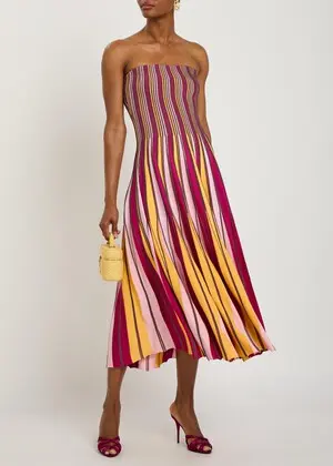 Simkhai Soleil Striped Knit Midi Dress - Multicoloured