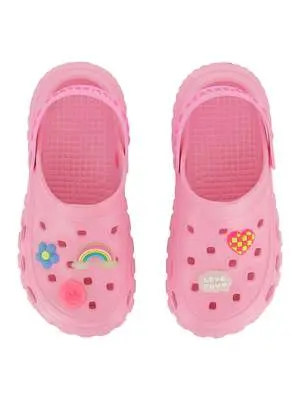 BILLIEBLUSH Embellished Clogs With Graphic Detailing
