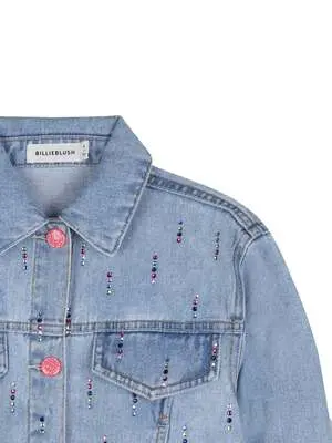 BILLIEBLUSH Embellished Denim Jacket