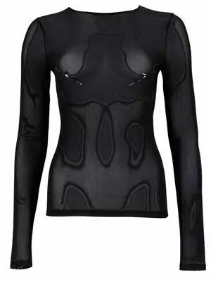 JEAN PAUL GAULTIER Sheer Mesh Top