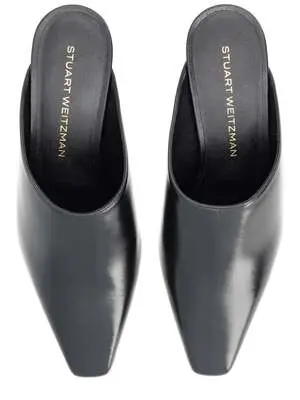 STUART WEITZMAN Stassi Heeled Mule - Black