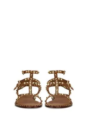 Ash Play" Studded Sandals - Brown