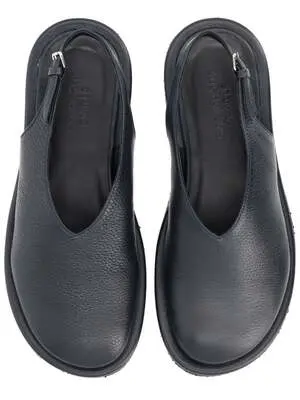 Studio Nicholson Deerskin Slingback Sandals - Black