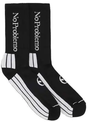 NO PROBLEMO Socks With Logo Detail - Black