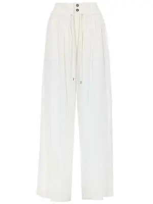 Isabel Marant Étoile Inaya Wide Leg Trousers - White