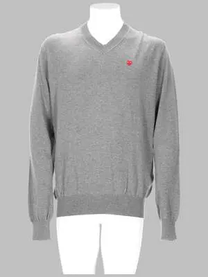 Play Comme Des Garcon Maglia V-neck Sweater