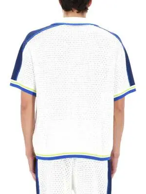Casablanca Crochet Knit Shirt